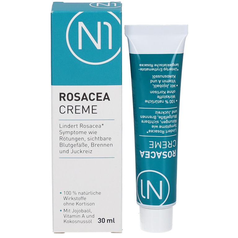 N1 Rosacea Crème – beruhigt und lindert Rötungen und Juckreiz 30 ml ...