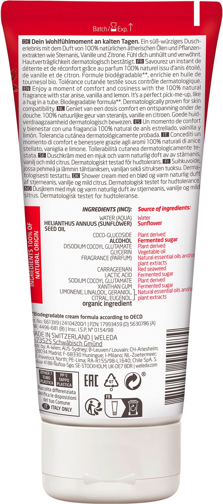 Weleda Aroma Shower Comfort Limited Edition 200 ml - Shop Apotheke