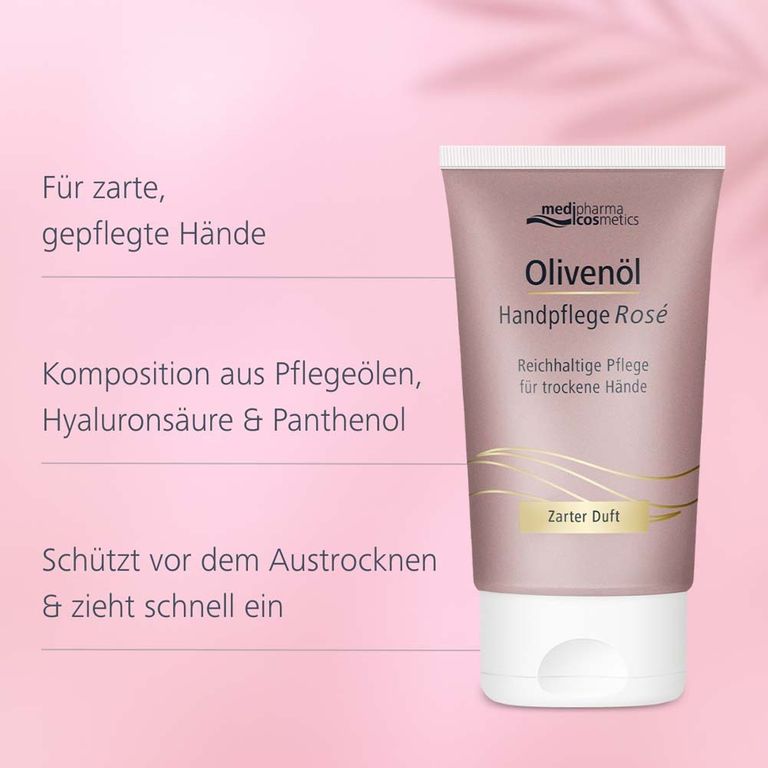 medipharma cosmetics Olivenöl Handpflege Rosé 50 ml - Shop Apotheke
