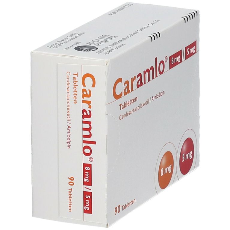 CARAMLO 8 mg/5 mg Tabletten 90 St mit dem E-Rezept kaufen - Shop Apotheke