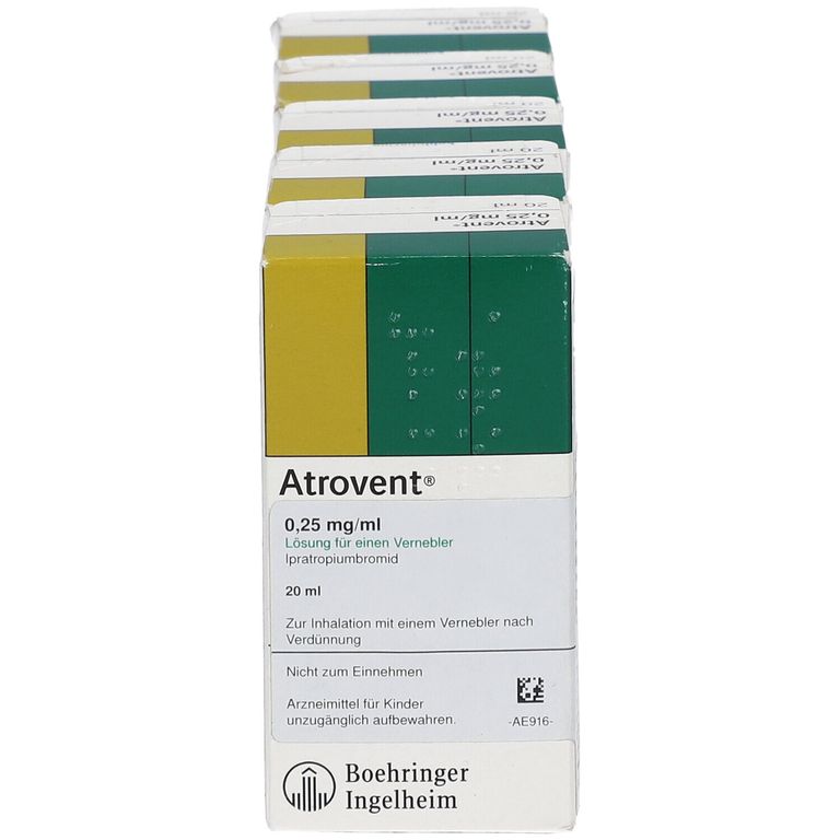 ATROVENT 250 µg/ml Lösung f.e.Vernebler 5x20 ml mit dem E-Rezept kaufen ...