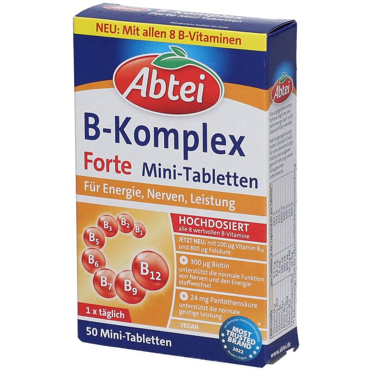 Abtei B-Komplex Forte Mini-Tabletten 50 St - Shop Apotheke