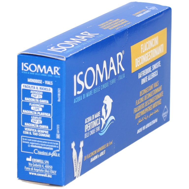 ISOMAR Hypertone Meersalzlösung 3% Ampullen 20 St - Shop Apotheke