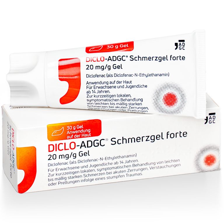 DICLO ADGC® Schmerzgel forte 20mg/g bei Schmerzen wie z.B ...