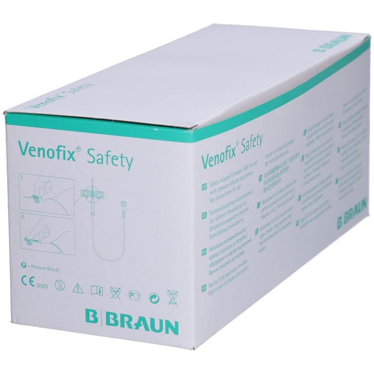 B. Braun Venofix® Safety 21G 0,8 x 19 mm Luer Lock 50 St - Shop Apotheke