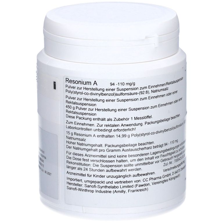 RESONIUM A Pulver 450 g mit dem E-Rezept kaufen - Shop Apotheke