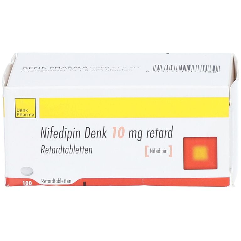 NIFEDIPIN Denk 10 mg retard Tabletten 100 St mit dem E-Rezept kaufen ...