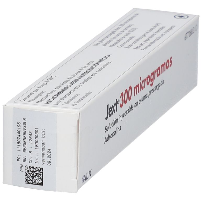 JEXT 300 Mikrogramm Inj.-Lsg.in einem Fertigpen 1 St mit dem E-Rezept ...