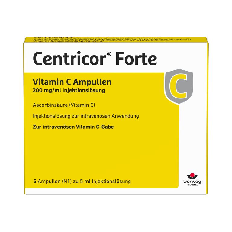 Centricor ® Forte Vitamin C Ampullen 200 mg/ml Injektionslösung 5x5 ml ...
