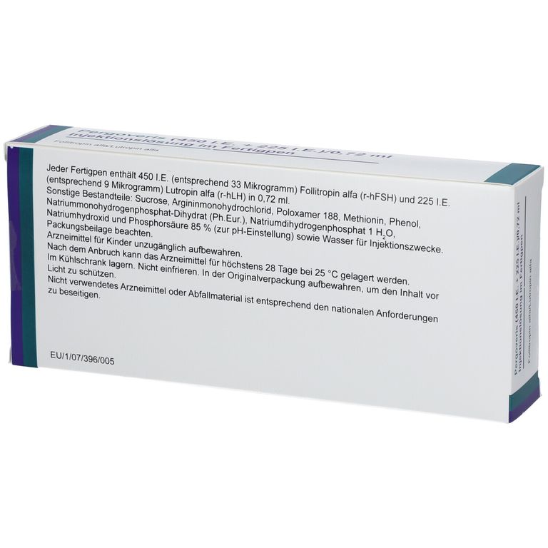PERGOVERIS 450 I.E.+225 I.E./0,72ml Inj.Lsg.F.Pen 1 St mit dem E-Rezept ...