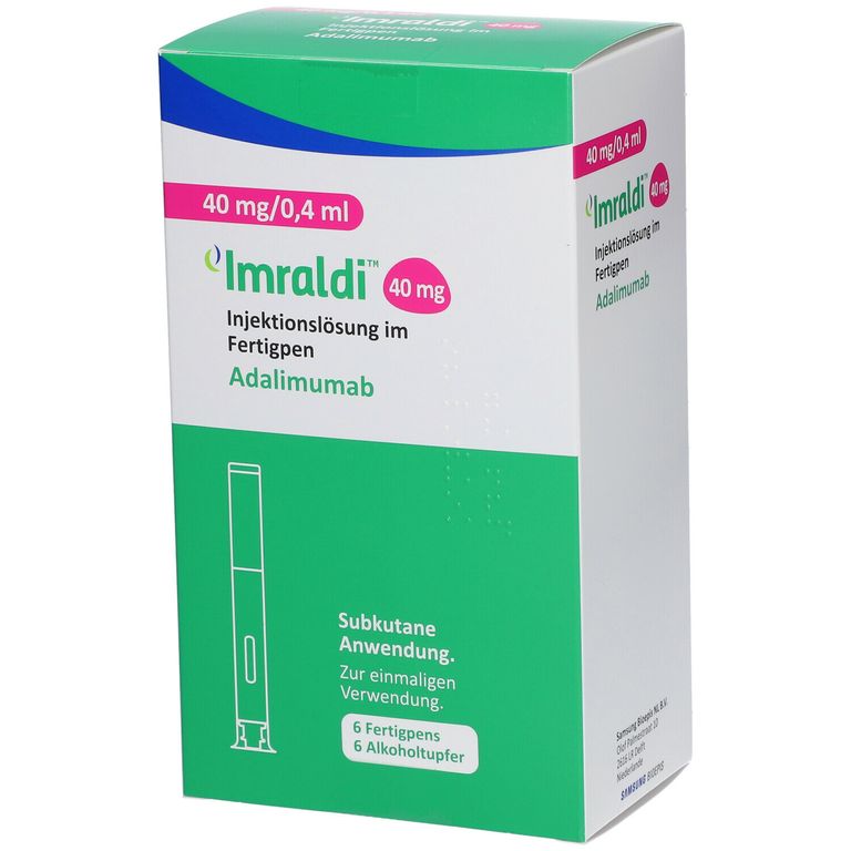 IMRALDI 40 mg/0,4 ml Inj.-Lösung im Fertigpen 6 St mit dem E-Rezept ...