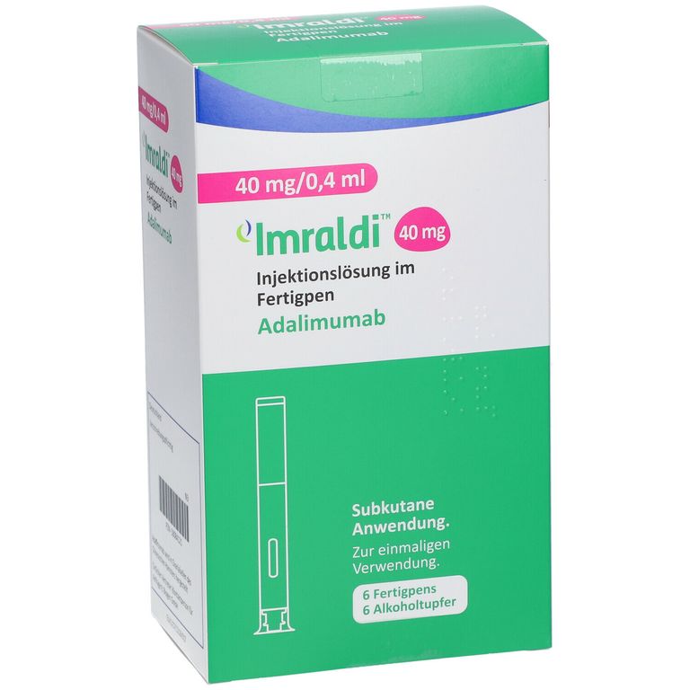 IMRALDI 40 mg/0,4 ml Inj.-Lösung im Fertigpen 6 St mit dem E-Rezept ...