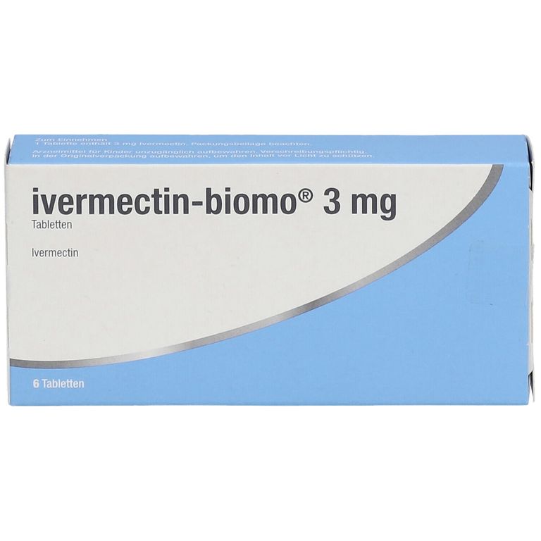 IVERMECTIN-biomo 3 mg Tabletten 6 St mit dem E-Rezept kaufen - Shop ...
