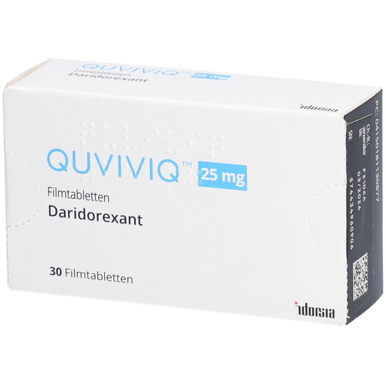 QUVIVIQ 25 mg Filmtabletten 30 St mit dem E-Rezept kaufen - Shop Apotheke