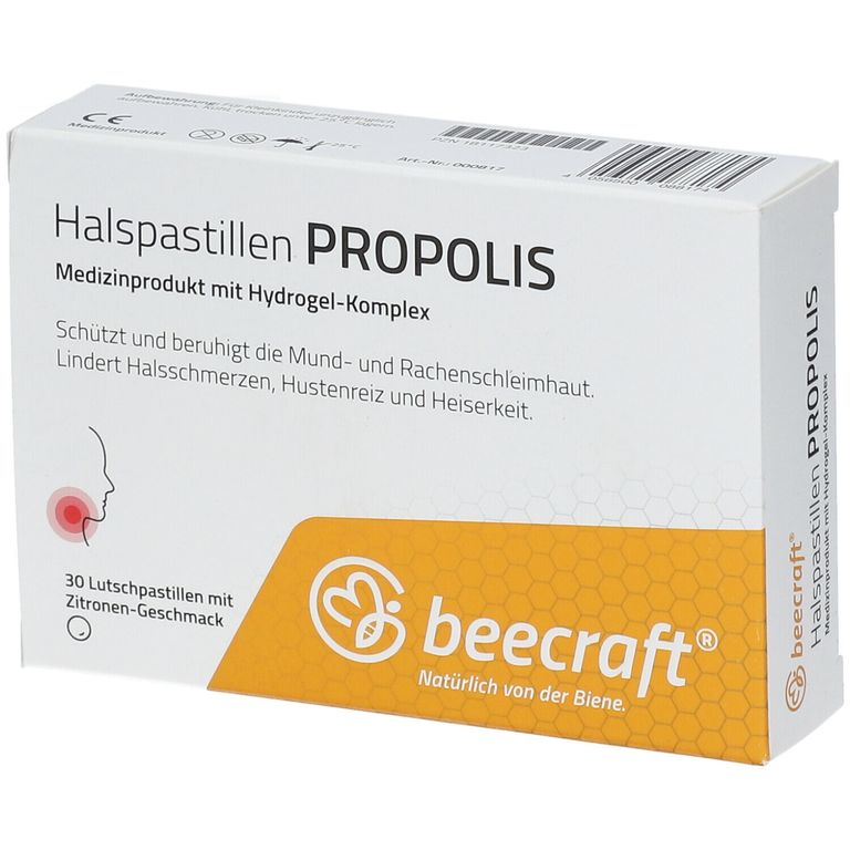 beecraft® Halspastillen PROPOLIS 30 St - Shop Apotheke
