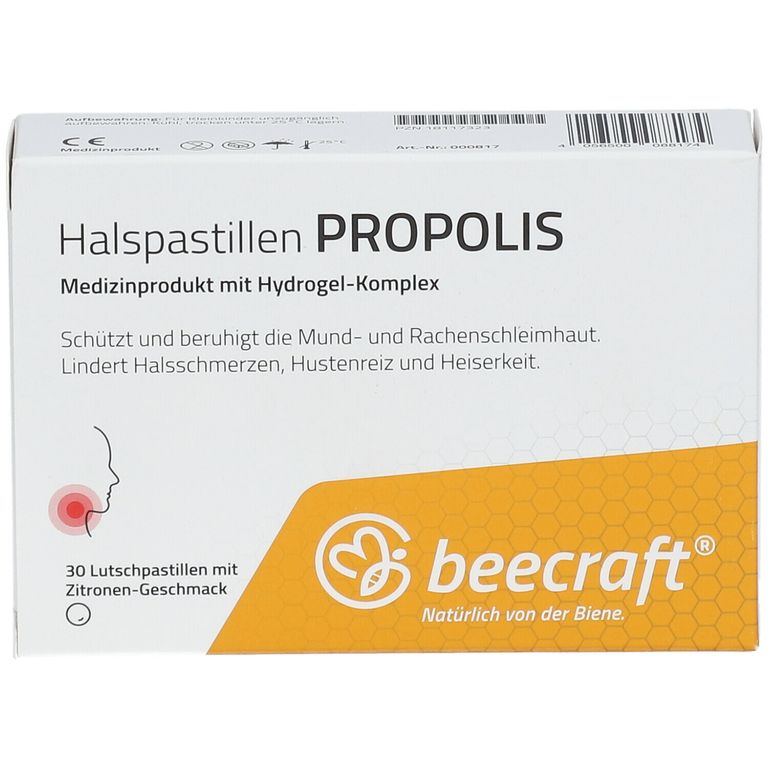 beecraft® Halspastillen PROPOLIS 30 St - Shop Apotheke