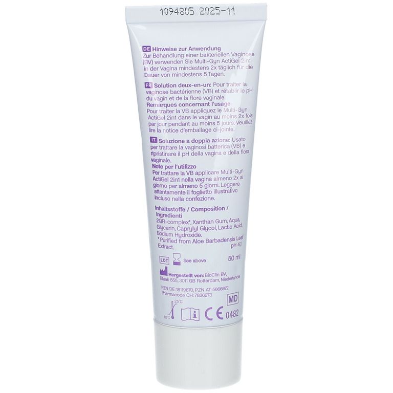 Multi-Gyn ActiGel 2IN1 – Vaginalgel zur schnellen Behandlung von ...