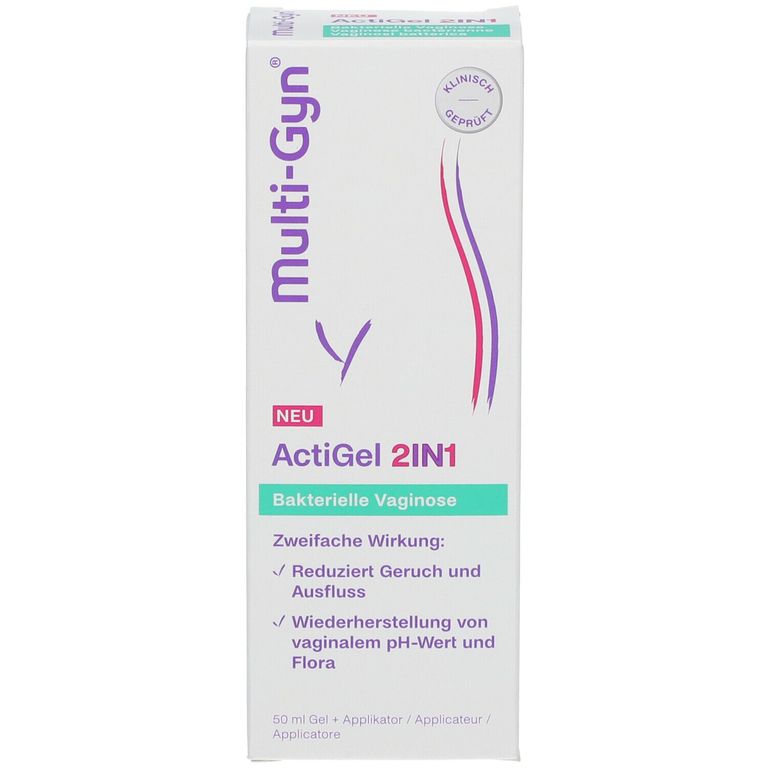Multi-Gyn ActiGel 2IN1 – Vaginalgel zur schnellen Behandlung von bakterieller Vaginose 50 ml ...