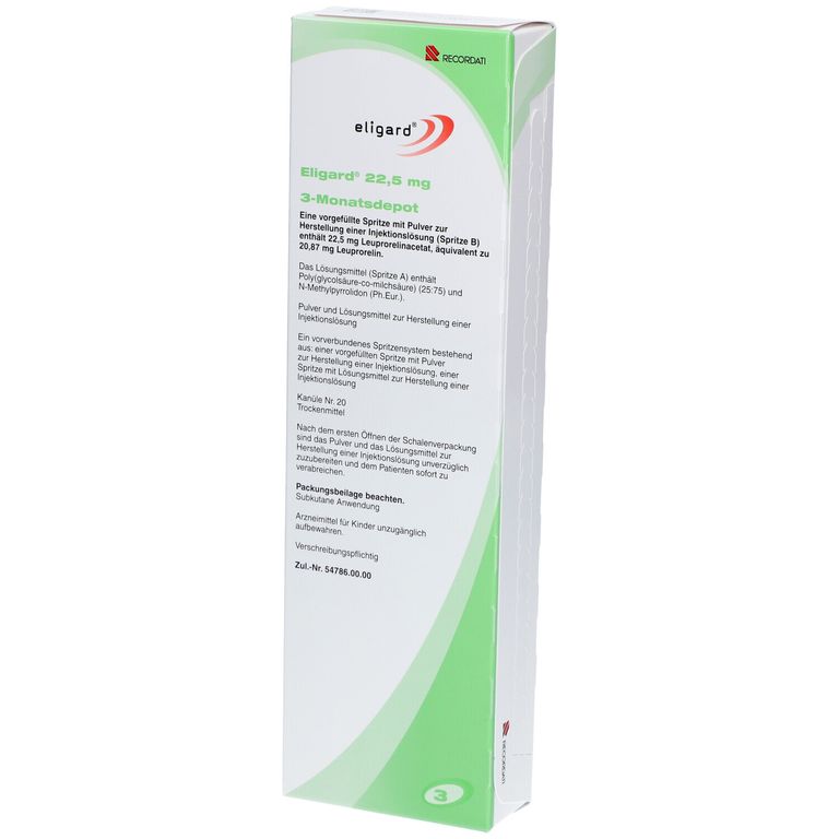 ELIGARD 22,5 mg Plv.u.Lsm.z.H.e.Inj.-Lsg.EPSS 1 St mit dem E-Rezept kaufen - Shop Apotheke