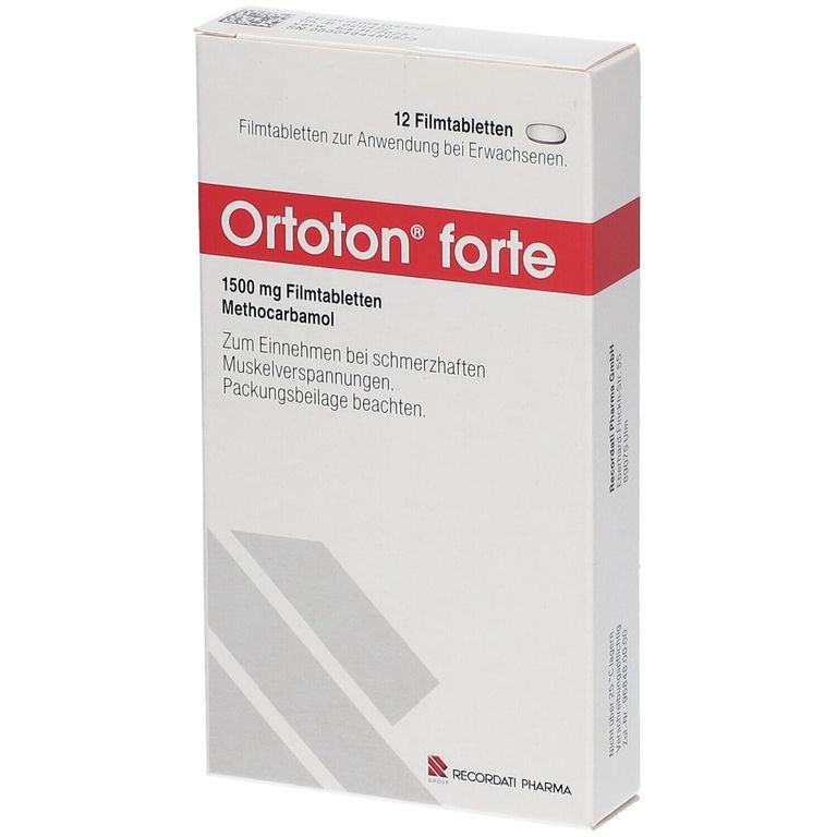 ORTOTON forte 1500 mg Filmtabletten 12 St mit dem E-Rezept kaufen ...