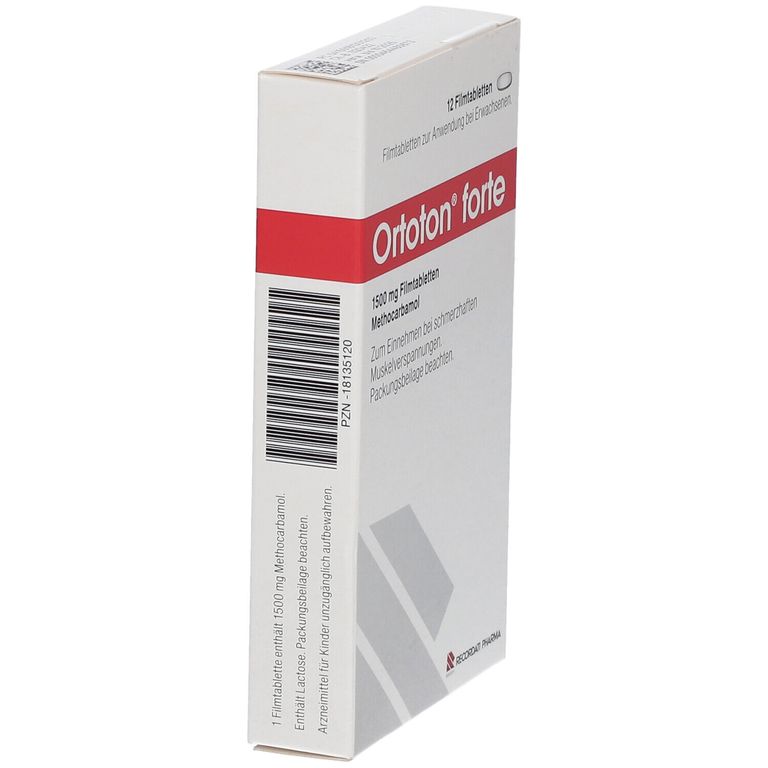 ORTOTON forte 1500 mg Filmtabletten 12 St mit dem E-Rezept kaufen ...
