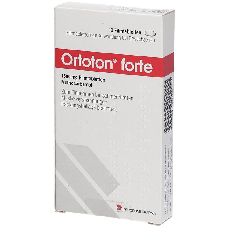 ORTOTON forte 1500 mg Filmtabletten 12 St mit dem E-Rezept kaufen ...