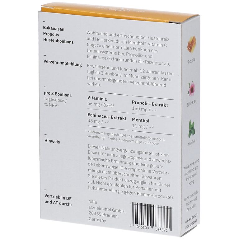 Bakanasan® Propolis Hustenbonbons 24 St - Shop Apotheke