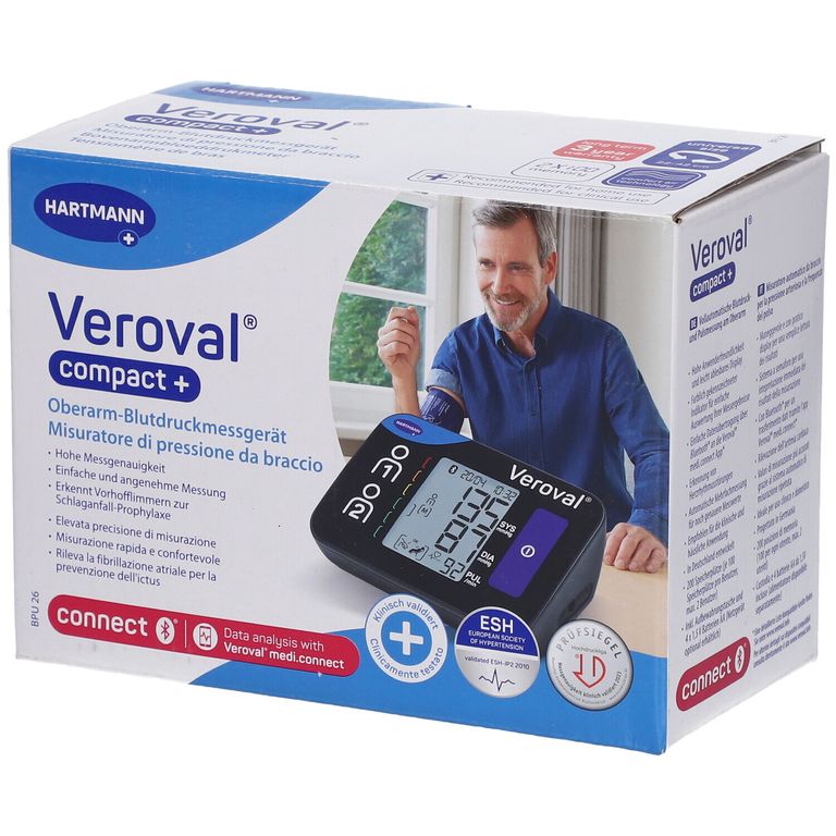 Veroval® compact + Oberarm-Blutdruckmessgerät BPU 26 1 St - shop ...
