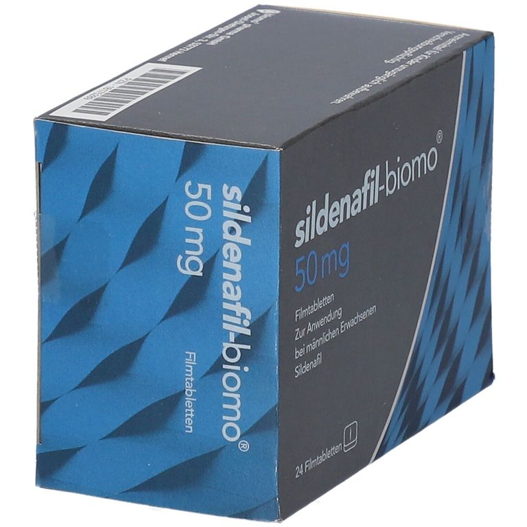 SILDENAFIL-biomo 50 mg Filmtabletten 24 St mit dem E-Rezept kaufen - Shop Apotheke