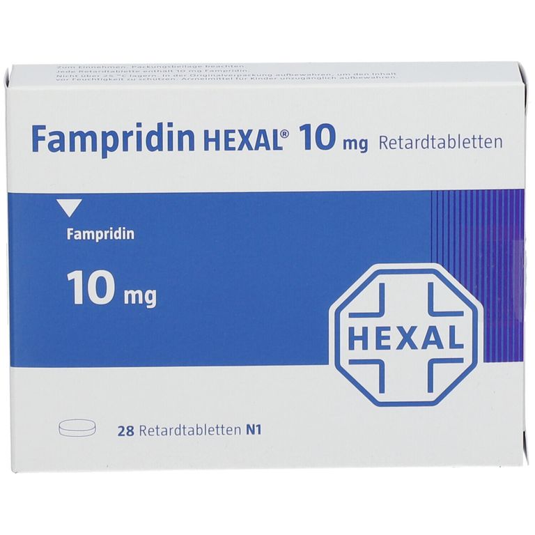FAMPRIDIN HEXAL 10 mg Retardtabletten 28 St mit dem E-Rezept kaufen ...