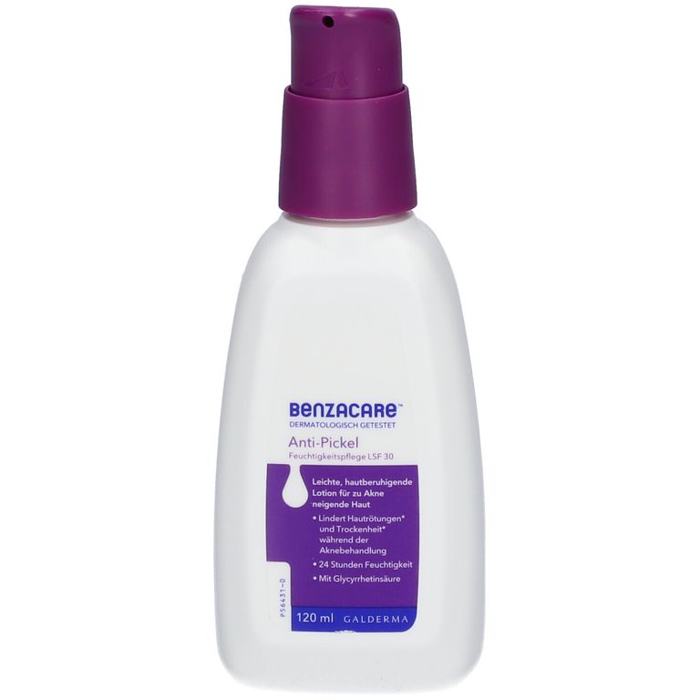 BENZACARE™ Anti-Pickel Feuchtigkeitspflege LSF 30 120 ml - SHOP APOTHEKE