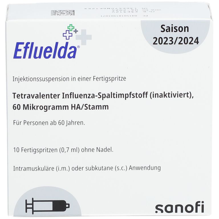 EFLUELDA 2023/2024 Inj.-Susp.i.e.Fertigspr.o.Kan 10 St mit dem E-Rezept ...