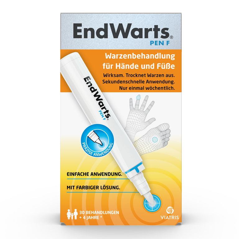 EndWarts PEN F: Warzen entfernen, Warzenentferner mit Ameisensäure, zur ...