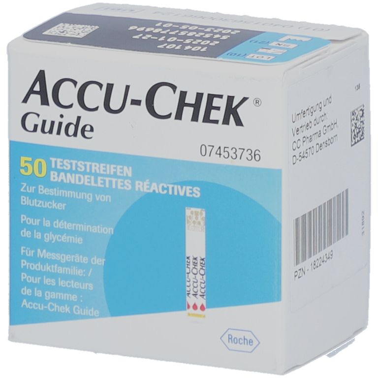 ACCU-CHECK® Guide 50 St - Shop Apotheke