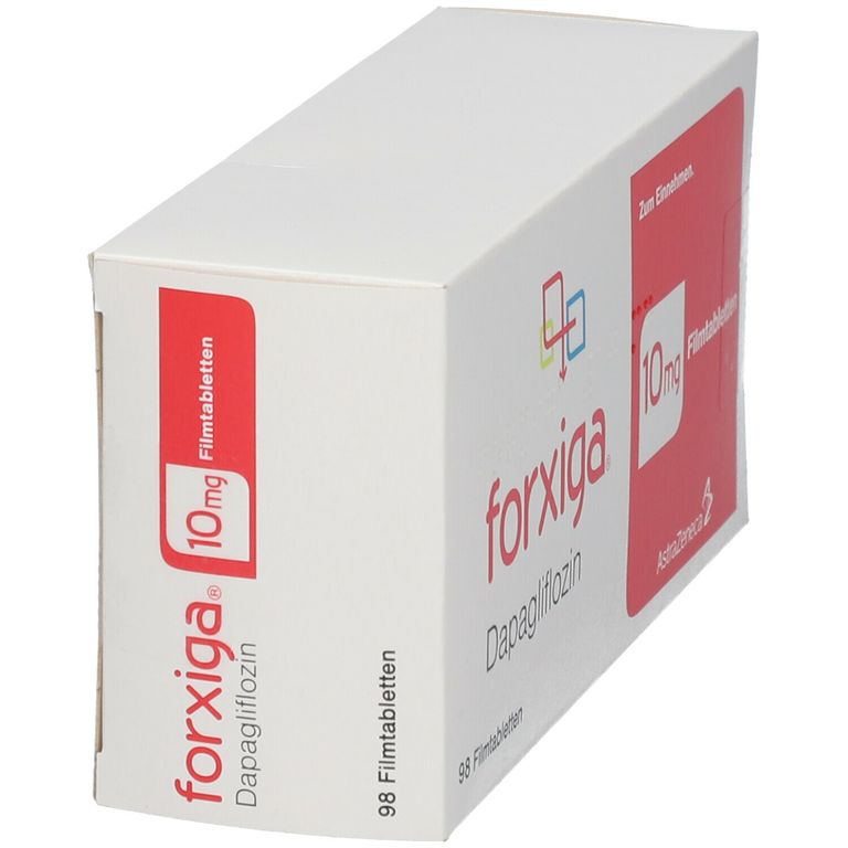 FORXIGA 10 mg Filmtabletten 98 St mit dem E-Rezept kaufen - Shop Apotheke