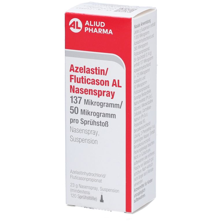 AZELASTIN/Fluticason AL Nasenspr.137/50µg/Sprühst. 23 g mit dem E ...