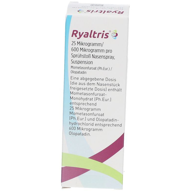 RYALTRIS 25 µg/600 µg/Sprühst.Nasenspr.240 Spr.St. 29 g mit dem E ...