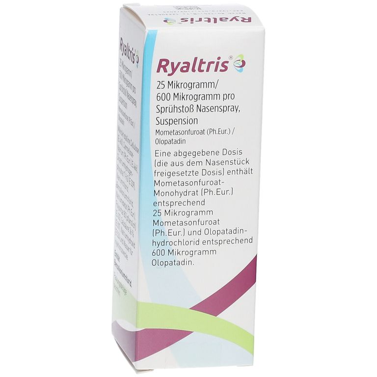 RYALTRIS 25 µg/600 µg/Sprühst.Nasenspr.240 Spr.St. 29 g mit dem E ...