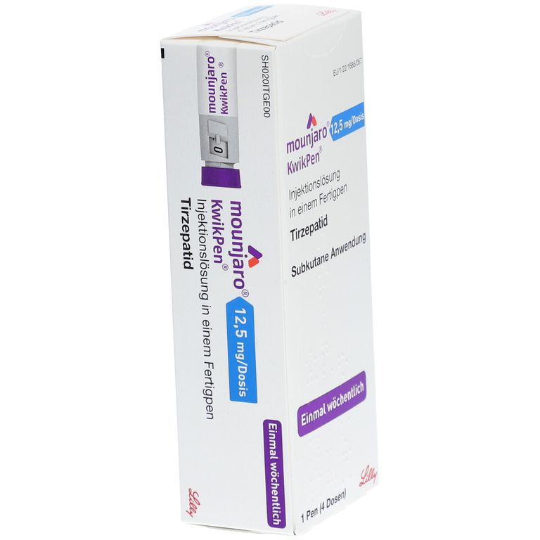 MOUNJARO 12,5 mg/Dosis KwikPen Inj.-Lsg.Fertigpen 1 St mit dem E-Rezept ...