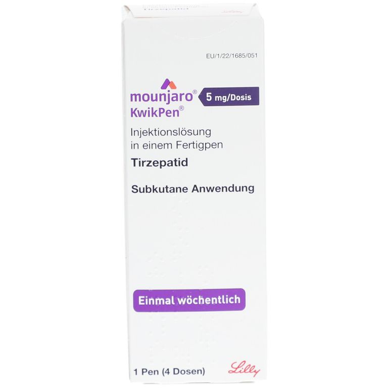 MOUNJARO 5 mg/Dosis KwikPen Inj.-Lsg.Fertigpen 1 St mit dem E-Rezept ...
