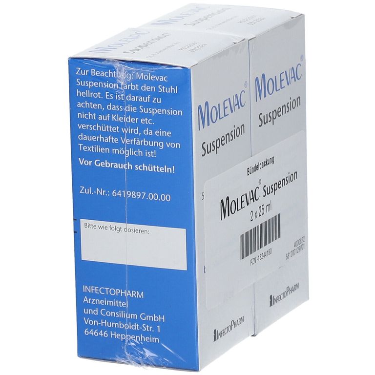 Molevac® Suspension 2x25 ml - Shop Apotheke