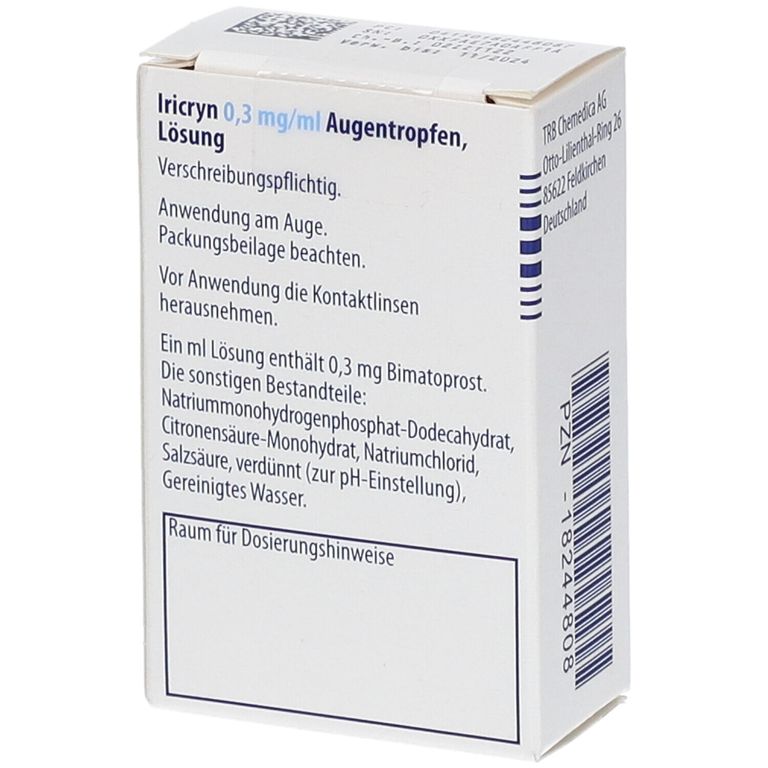 IRICRYN 0,3 mg/ml Augentropfen Lsg.unkonserviert 1x9 ml mit dem E ...