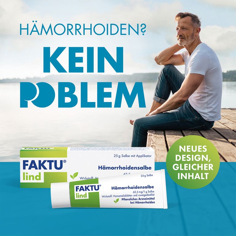 FAKTU Lind Hämorrhoidensalbe - bei Jucken, Nässen, Brennen ...