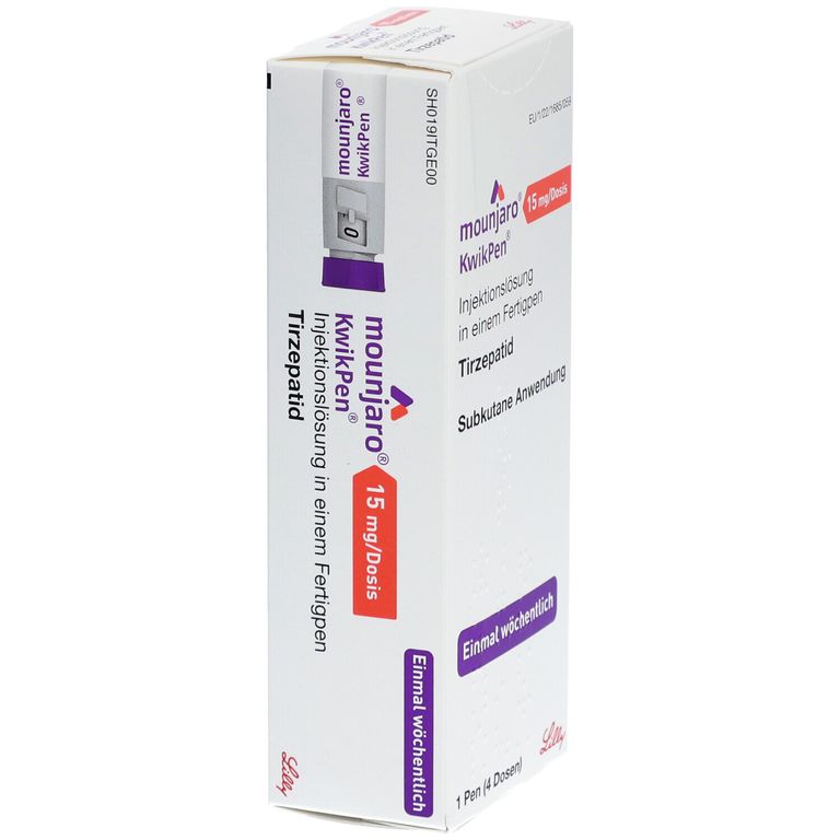 MOUNJARO 15 mg/Dosis KwikPen Inj.-Lsg.Fertigpen 1 St mit dem E-Rezept ...