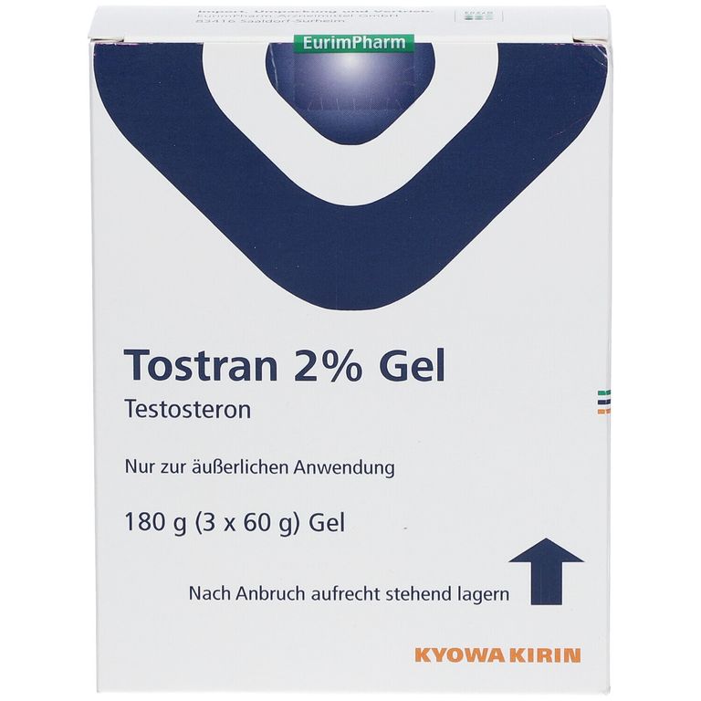 TOSTRAN 2% Gel 3x60 g mit dem E-Rezept kaufen - Shop Apotheke