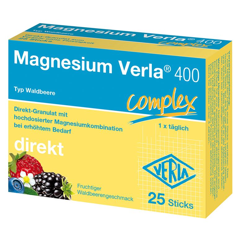 Magnesium Verla® 400 Complex direkt 25 St - Shop Apotheke