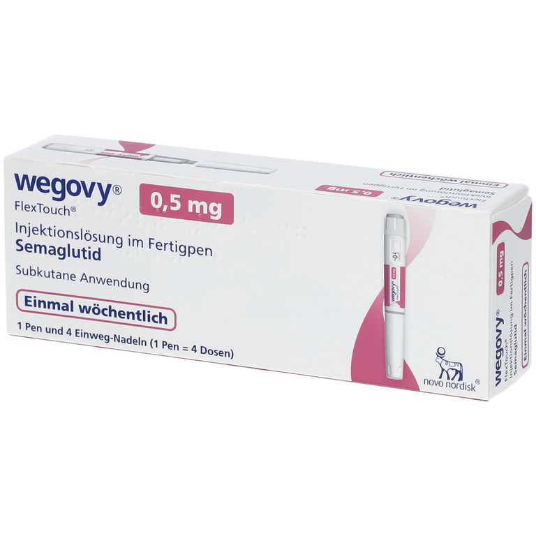 WEGOVY 0,5 mg FlexTouch Injektionslsg.Fertigpen 1x1,5 ml mit dem E-Rezept kaufen - Shop Apotheke