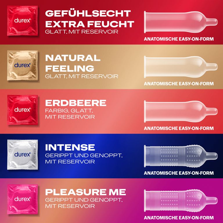 durex® Love Mix Kondome-Mix 40 St - Shop Apotheke