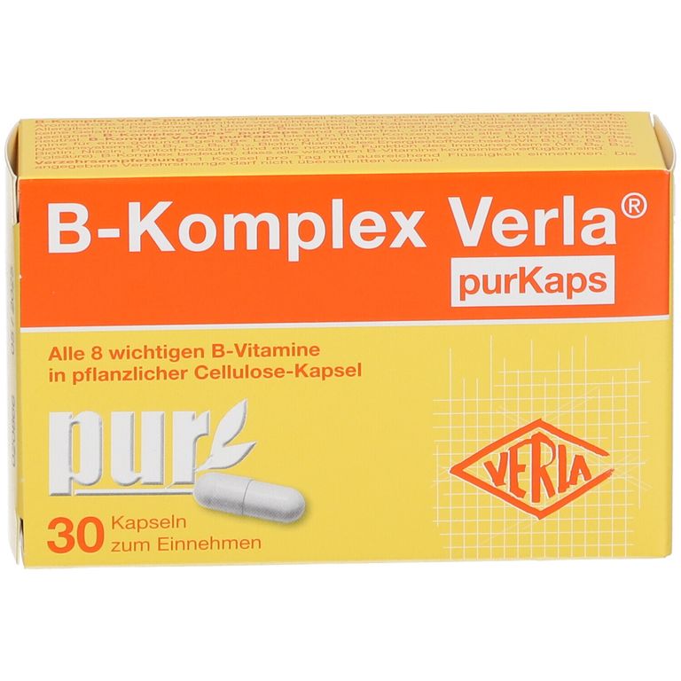 B-Komplex Verla® purKaps 30 St - Shop Apotheke