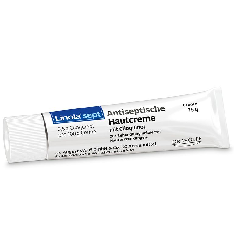 Linola® sept Antiseptische Hautcreme mit Clioquinol – Wundcreme bei ...